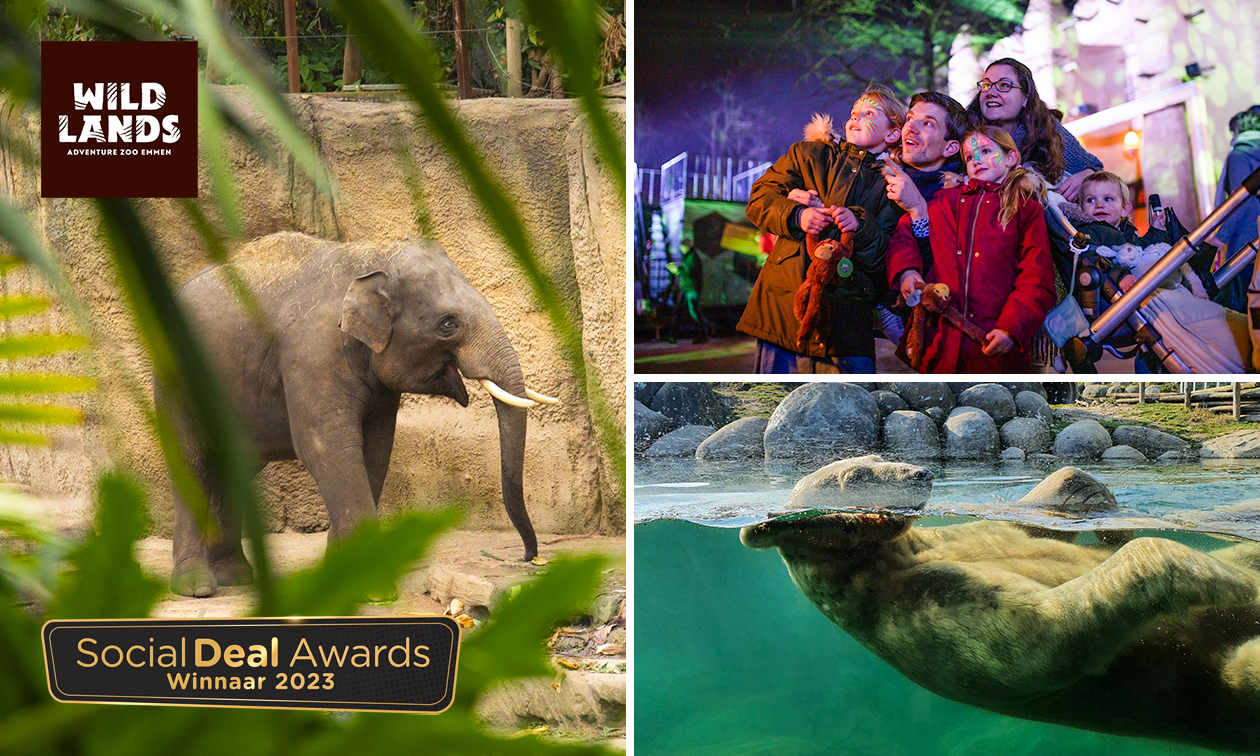 WILDLANDS Adventure Zoo Emmen, Tageseintritt in WILDLANDS + heiße ...