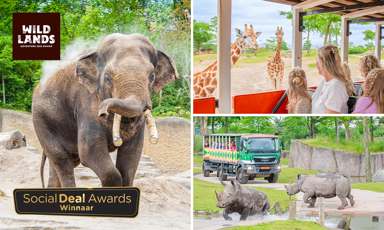WILDLANDS Adventure Zoo Emmen, Entrée à la journée au zoo WILDLANDS ...
